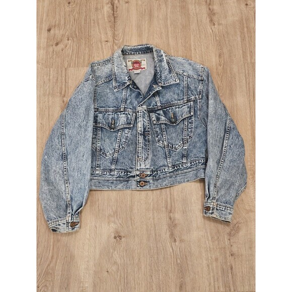 Edwin | Jackets & Coats | Vintage Edwin Shirt Jacket Womens Medium ...